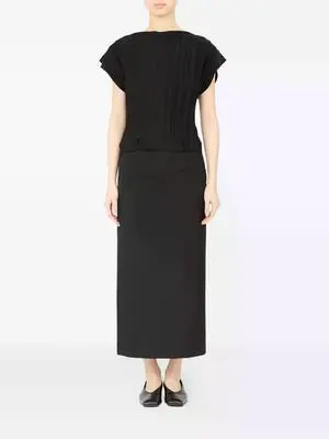 MAISON MARGIELA Pleated Short-sleeved Top