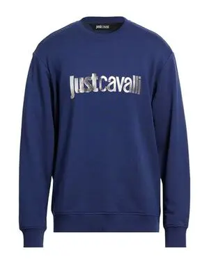 Just Cavalli Sweatshirt In Cotton Blue