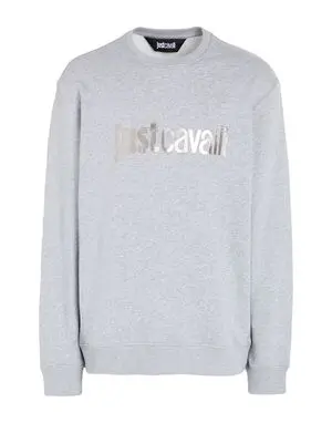 Just Cavalli Sweatshirt In Cotton - Grey