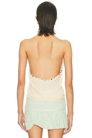 Christopher Esber Beach Quartz Halter Tank Top