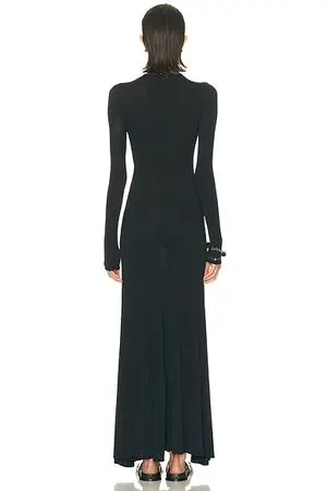 Rabanne Flower Cut Out Long Dress