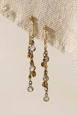 KOZAKH Bates Hoop Earrings Gold