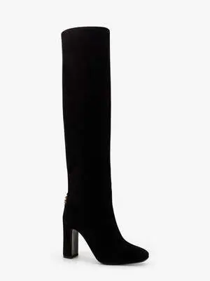 Dolce & Gabbana Suede Knee High Boots