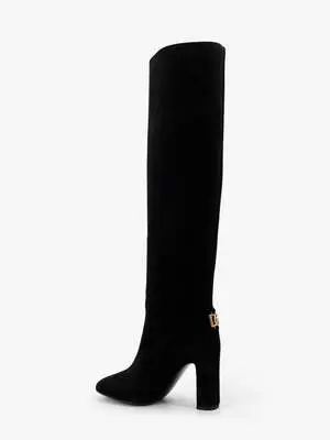 Dolce & Gabbana Suede Knee High Boots