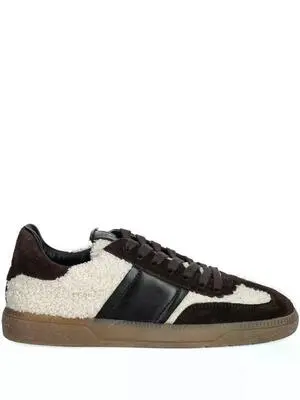 KENNEL&SCHMENGER Suede-panel Shearling Sneakers