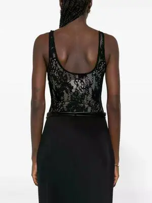 Zimmermann Floral Lace Bodysuit - Black