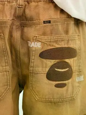 AAPE BY *A BATHING APE Embroidered Cargo Shorts