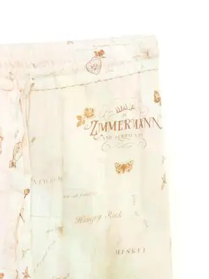 Zimmermann Drawstring Straight-leg Trousers