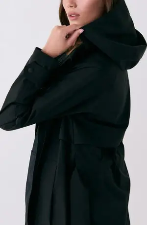 LOLE Alizé Rain Trench Coat - Black