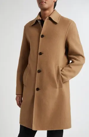 Burberry Worthing Wool Car Coat