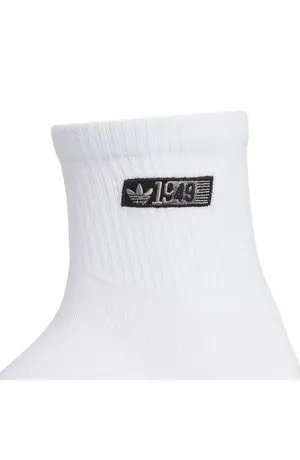 Adidas Assorted Performance High Quarter Crew Socks Pack Of 3