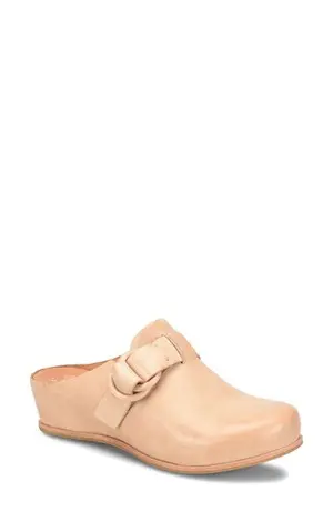 KORK-EASE® Kori Platform Wedge Mule - Natural Leather