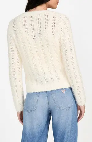 Guess Open Stitch V-neck Cardigan