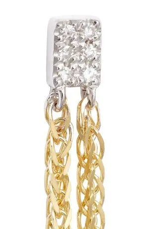 Meira T Diamond Pavé Chain Drop Earrings