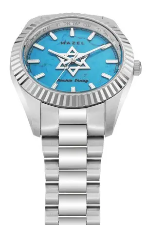 Rachie Shnay The Mazel Turquoise Bracelet Watch - Turqoise