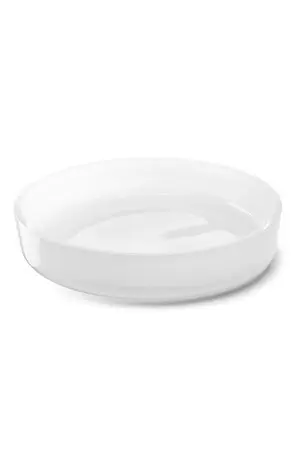 LSA Collective Low Glass Bowl - White