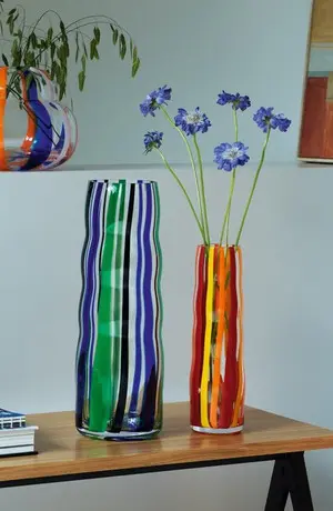 LSA Folk Glass Vase