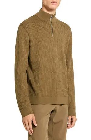 Theory Walton Half Zip Sweater