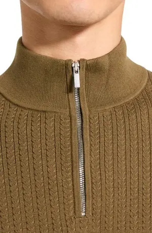 Theory Walton Half Zip Sweater