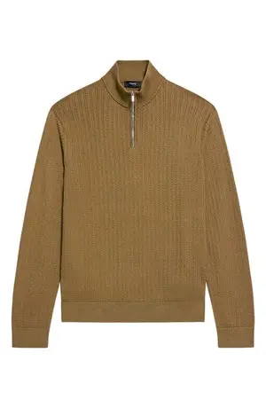 Theory Walton Half Zip Sweater