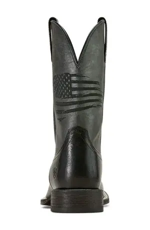 Ariat Circuit Patriot Cowboy Boot - Black Night/gunmetal