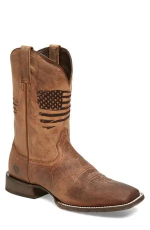 Ariat Circuit Patriot Cowboy Boot - Brown