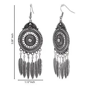 Jessica Simpson Feather Drop Earrings
