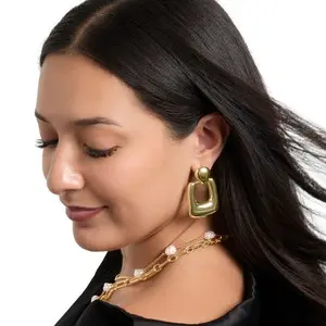 Bcbgmaxazria Square Drop Earrings
