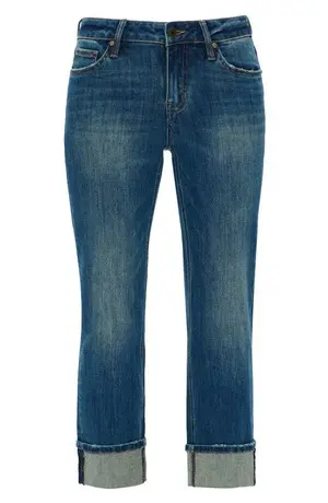 BAYEAS Cuffed Straight Leg Jeans
