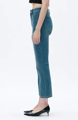BAYEAS High-waist Ankle Flare Jeans