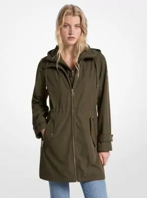 Michael Kors Water-resistant Anorak - Green