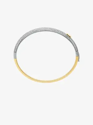 Michael Kors Pavé Two-tone Dome Bangle