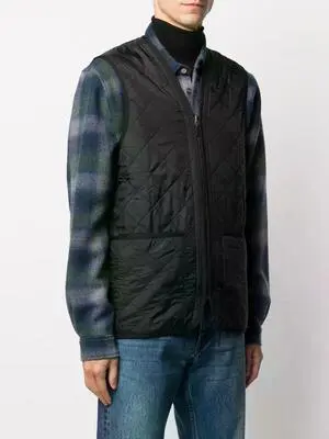 Barbour Quilted Zip-up Gilet - Black