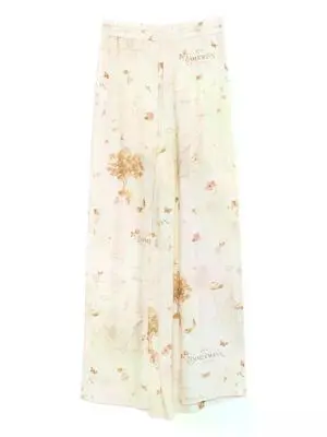 Zimmermann Drawstring Straight-leg Trousers