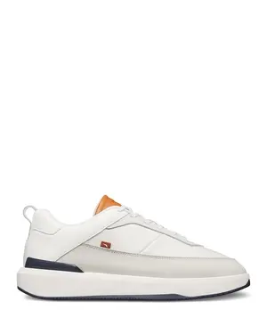Wolf & Shepherd Baller One Sport Lace Up Sneakers - White Multi