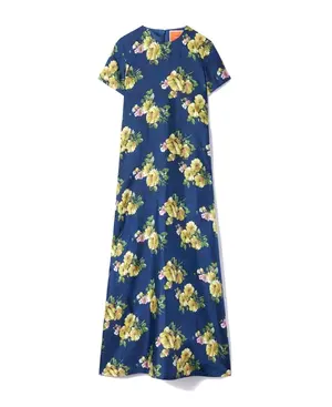 La DoubleJ Swing Dress - Riptide Midnight Blue