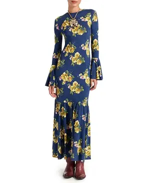 La DoubleJ Alba Dress - Riptide Midnight Blue