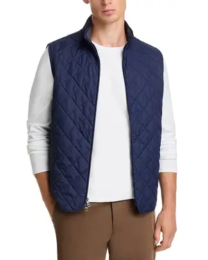 Peter Millar Essex Zip-up Vest - Navy