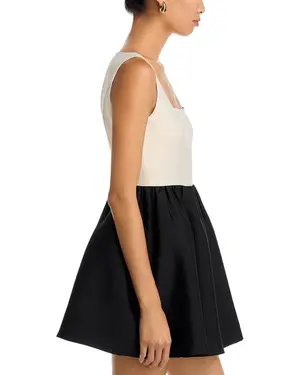 French Connection Structured Taffeta Mini Dress