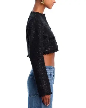 Bardot Karoline Sequin Boucle Top