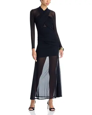 Women's Mesh Maxi Dresses