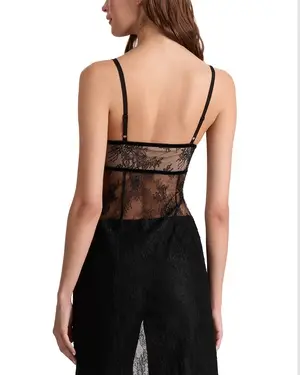 Alice + Olivia Melodie Lace Maxi Top