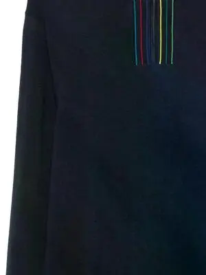 Paul Smith Stripe-detail Zip-neck Sweater