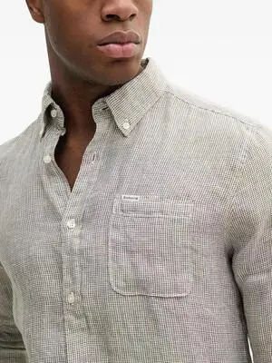 Barbour Check-lined Linen Shirt
