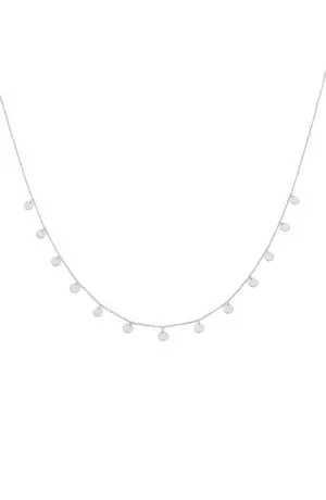 BEARFRUIT JEWELRY Sterling 18k Plated Katy Charm Necklace - Silver
