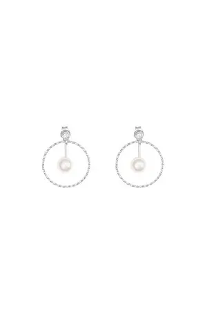 BEARFRUIT JEWELRY Scarlett Drop Earrings - Silver