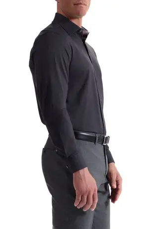 Bugatchi Jimmy Ooohcotton® Button-up Shirt - Black
