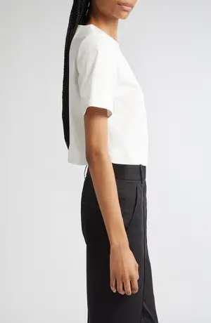 Partow Tori Stretch Cotton Crop Top