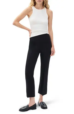Rag & Bone Irina Ponte Kick Flare Trousers - Black