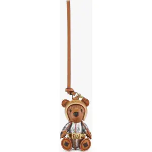 Mcm Visetos Bear Charm - Cognac